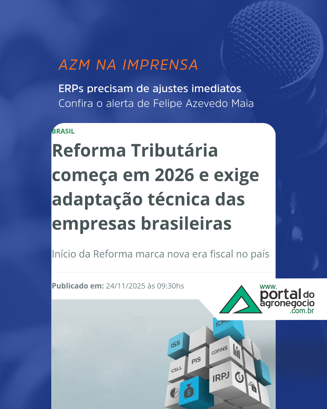 AZM na Imprensa: ERPs precisam de ajustes imediatos - AZM LAW